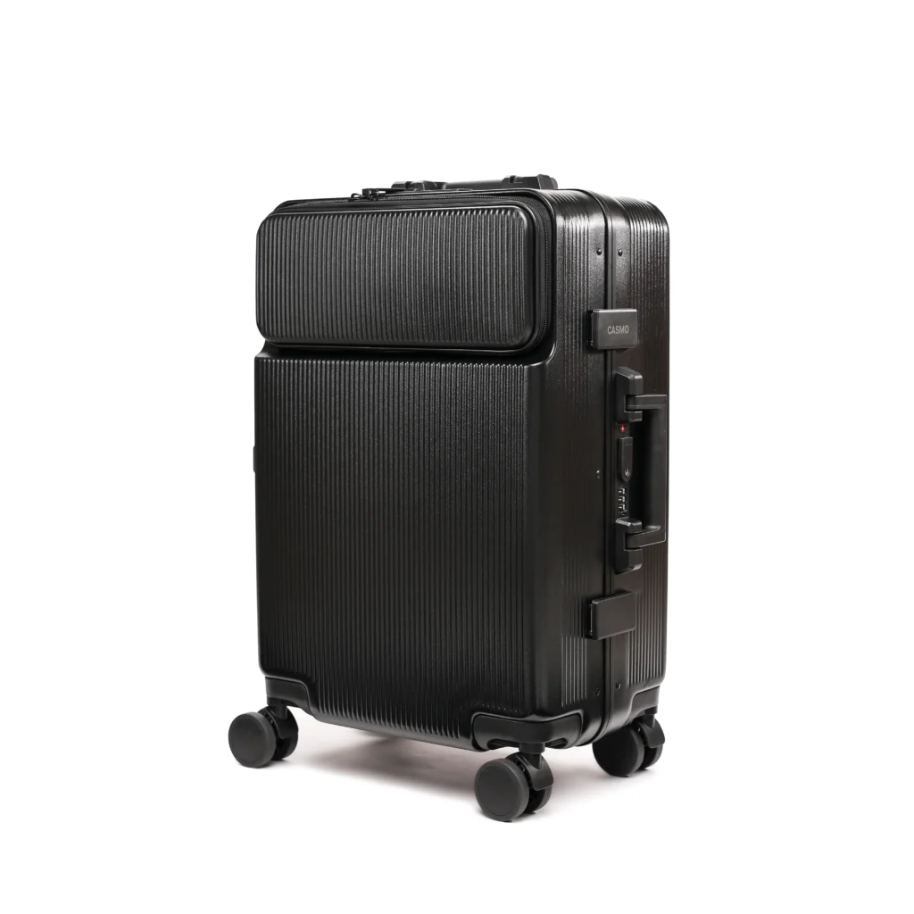 Modern And Stylish CASMO Carry-On 21” in Black - CASMO